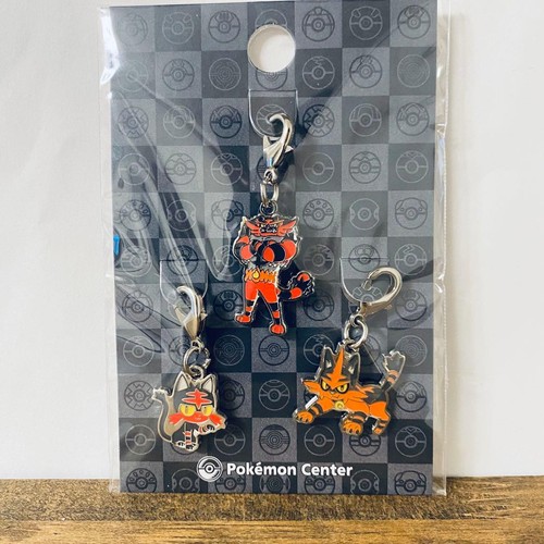 Pokemon Pokemon Center Release Incineroar Torracat Litten Metal Charm ...