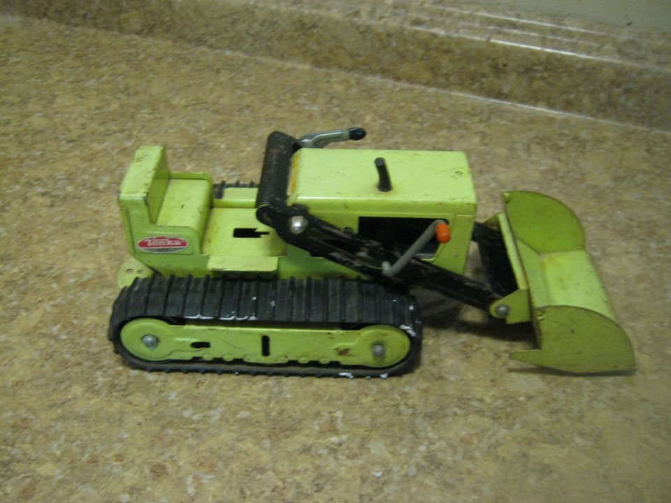 RARE 60s Tonka Green Track Loader all Original and works as should. | eBay