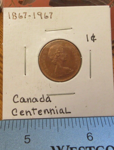 1867-1967 Canadian Centennial 1 Cent Coin | eBay