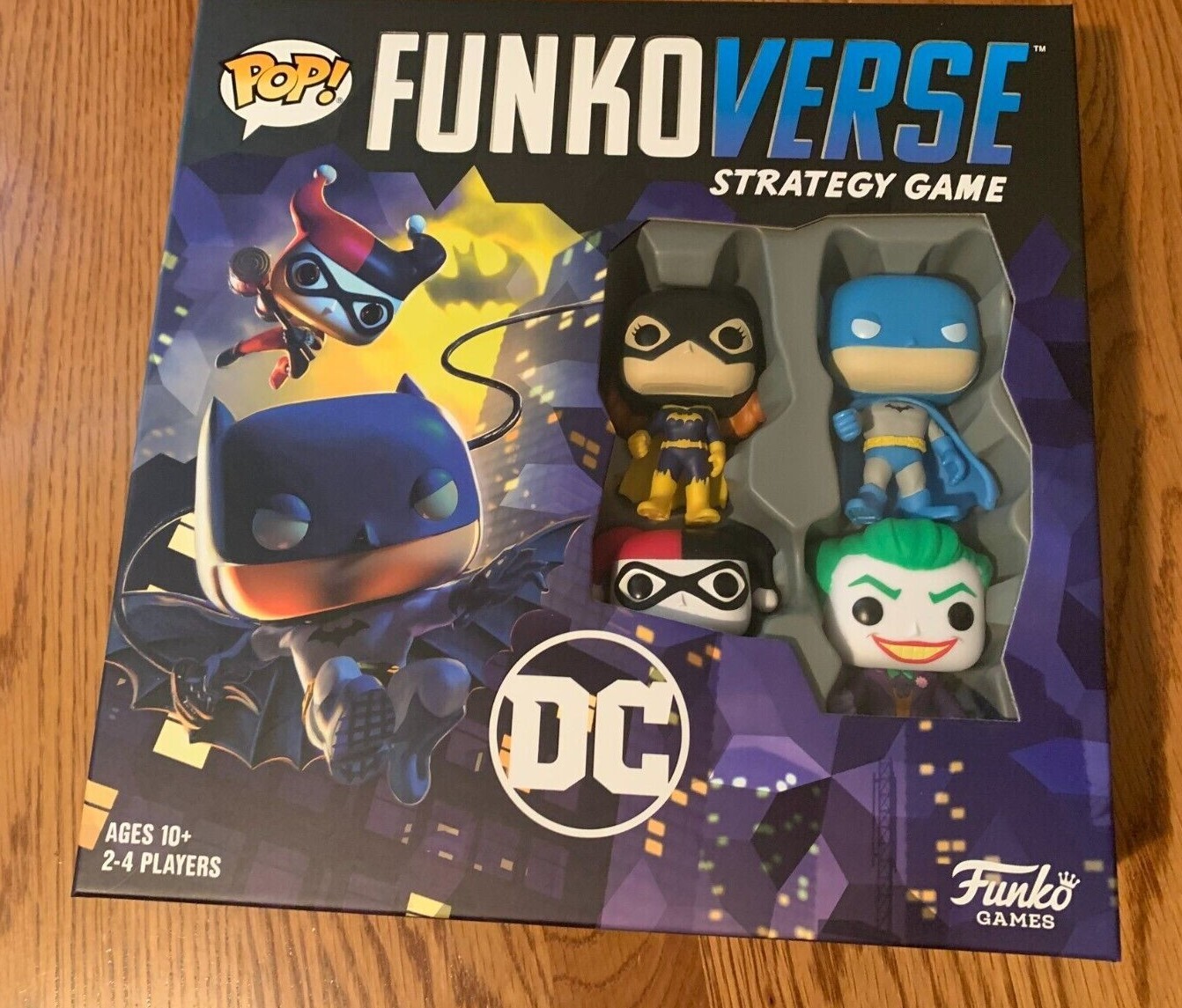 Funkoverse Strategy Game DC 100 Pop! Base Set Batman Joker Batgirl ...