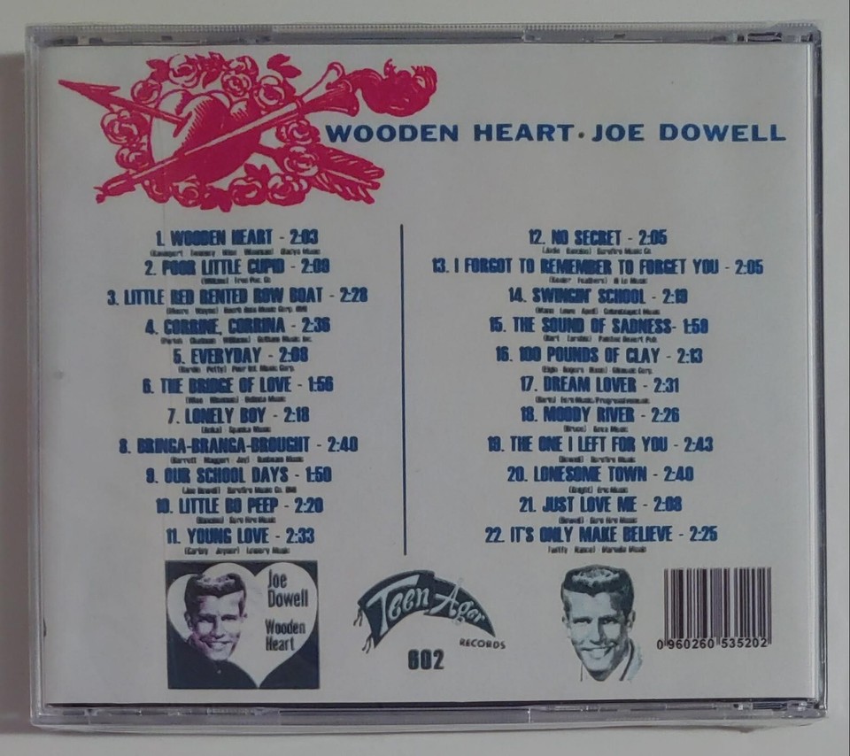 JOE DOWELL - WOODEN HEART CD BRAND NEW | eBay