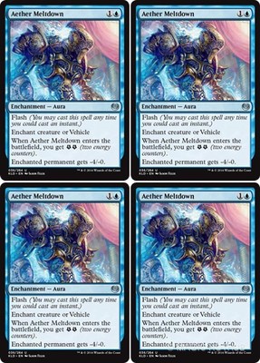 4x AETHER MELTDOWN Kaladesh MTG Blue Enchantment — Aura Unc | eBay