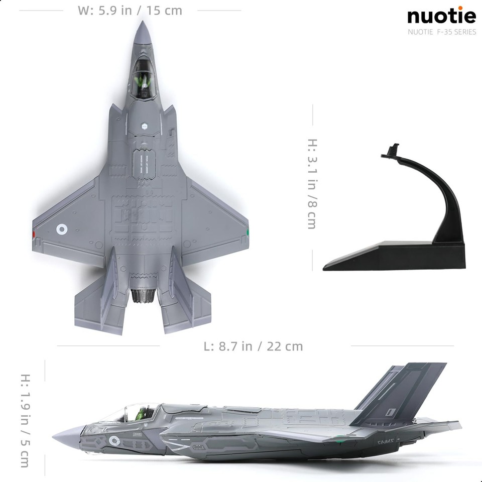 F-35B Lightning II 1:72 Fighter Model Kit Royal Air Force Die-cast ...