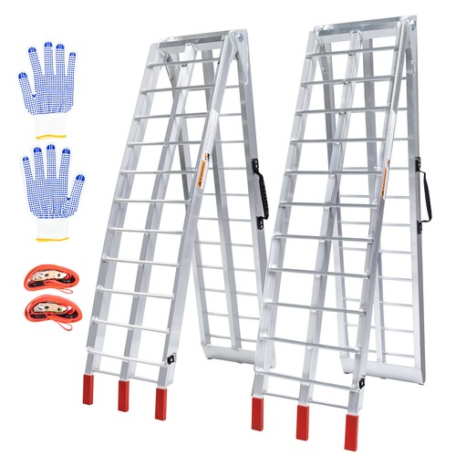 1800lb 90"Aluminum Loading Ramp Arched For Motorcycle ATV/UTV Truck w ...