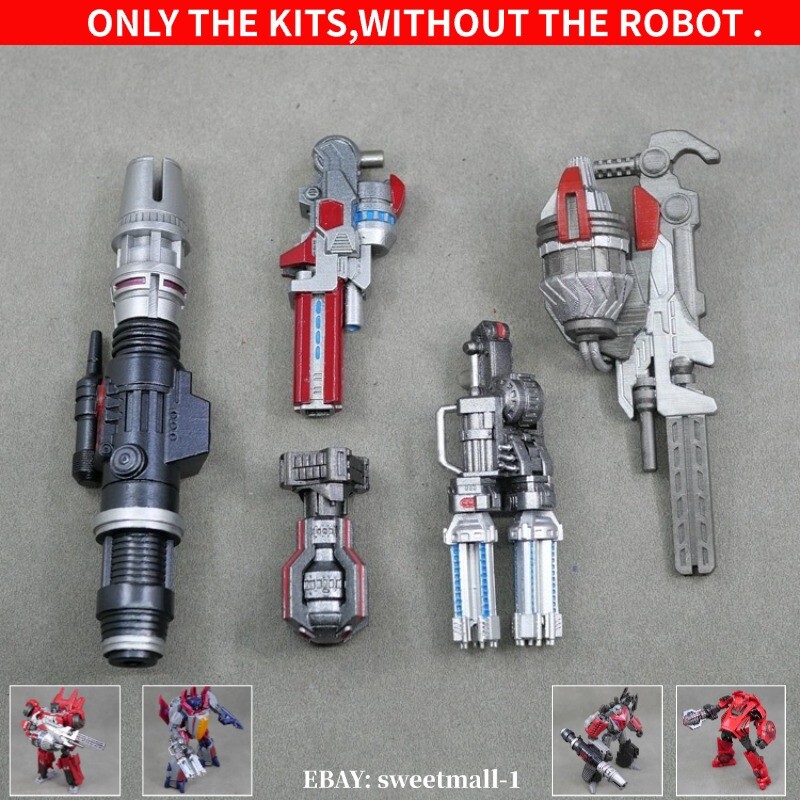 3D DIY Weapon Upgrade Kit For WFC Sideswipe Megatank Star cream FOC BEE ...
