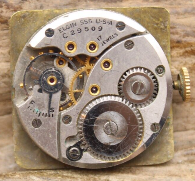1941 ELGIN WATCH MOVEMENT C29509 GRADE 555 8/0s 17j FOR REPAIR (LO3) | eBay