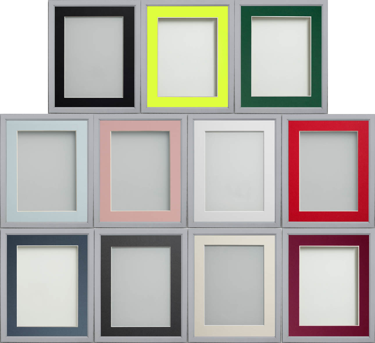 Green Picture Photo Frames Drayton Range Frame With Choice of Mount ...
