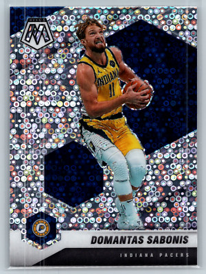 Domantas Sabonis 2020 Panini Mosaic Fast Break Silver #15 Indiana ...