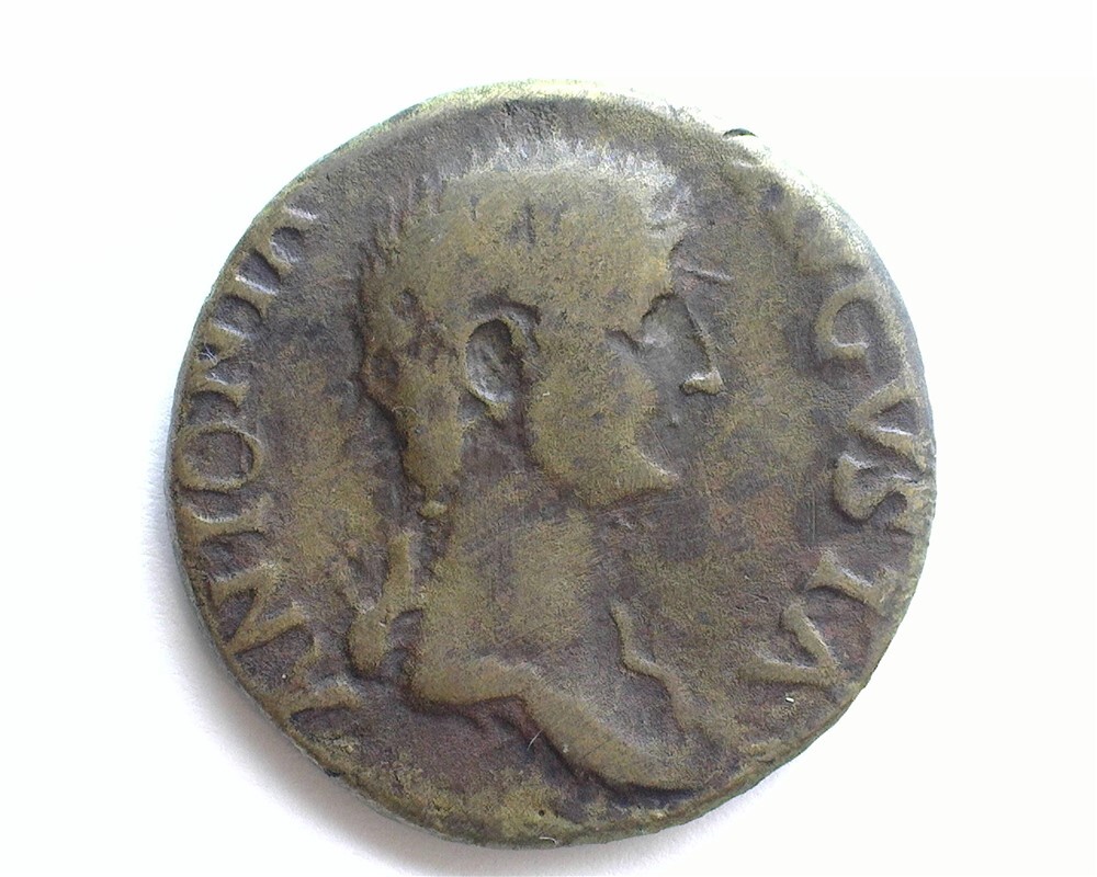 ANCIENT ROMAN ANTONIA 50-54 AD AE DUPONDIUS S-596 CLAUDIUS REVERSE | eBay