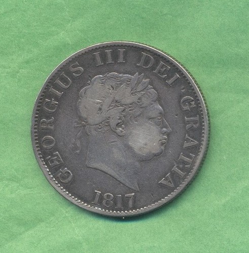GEORGE 111 HALFCROWN 1817 | eBay