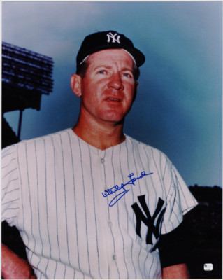 Whitey Ford signed autographed 16x20 photo! AMCo COA! 18093 | eBay