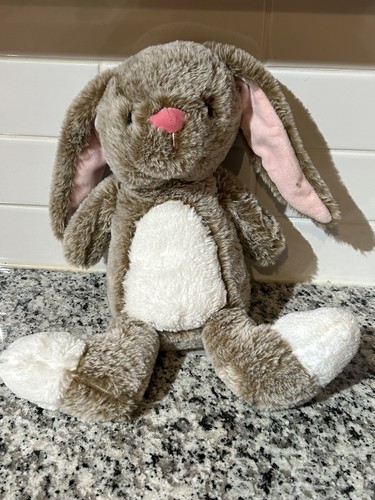 Animal Adventure Rabbit Plush Brown Pink Bunny Stuffed Animal Soft ...