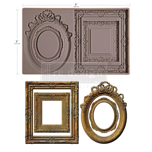 Redesign with Prima, Silicone Mold, Decor Moulds, Ornate Legacy ...