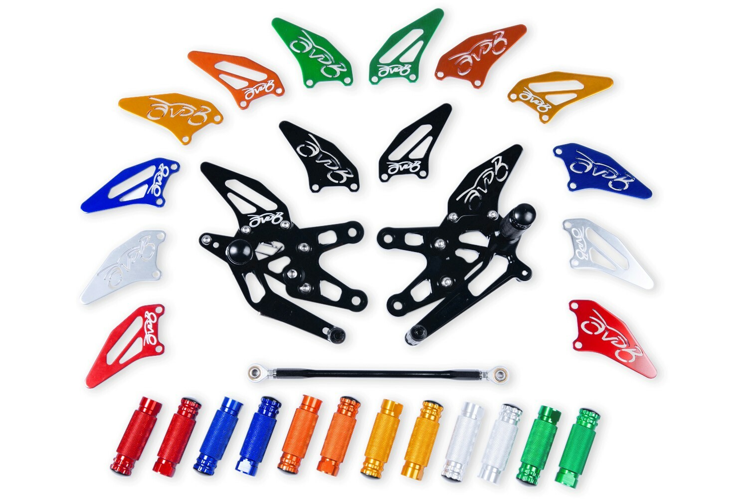 Racing Adjustable AVDB Rearsets Footrest/7 colors For DUCATI SBK 1098 ...