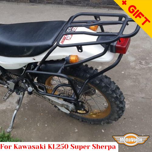 For Kawasaki KL250 Super Sherpa rack luggage system KL250 side carrier ...