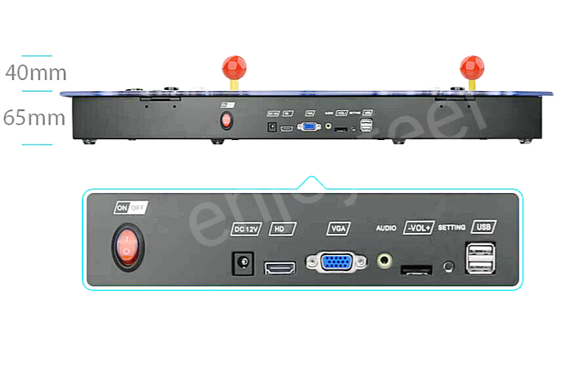 26800 In1 NEW 3D/2D Pandora Box Retro Video Game Double Stick Home ...