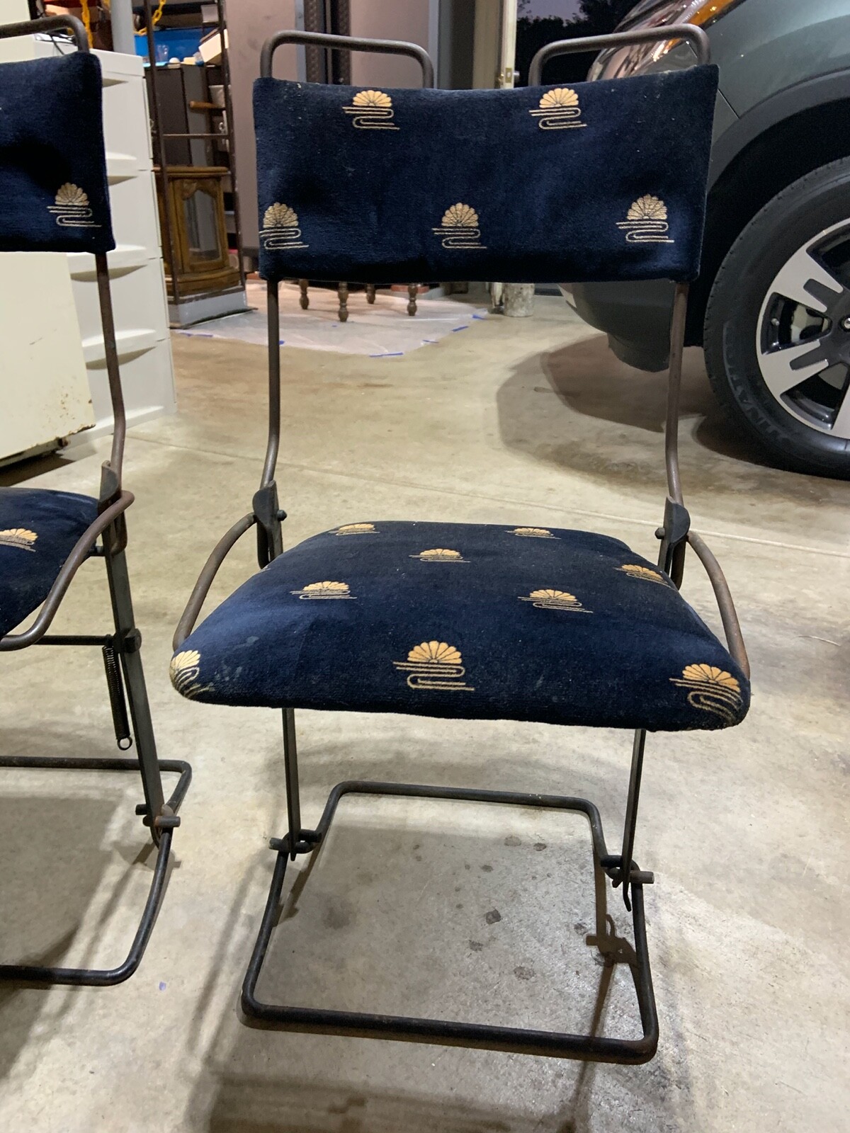 Graveside funeral chairs antique rae old church mortuary grave cemetery ...