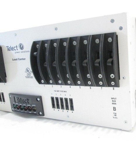 TELECT 600CB08 FUSE PANEL 600A DUAL-FEED 8/5 CIRCUIT BREAKER | eBay