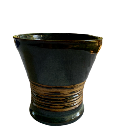VTG Art Pottery SIGNED Handcrafted Glazed Blue Vase J. Sewell Master ...