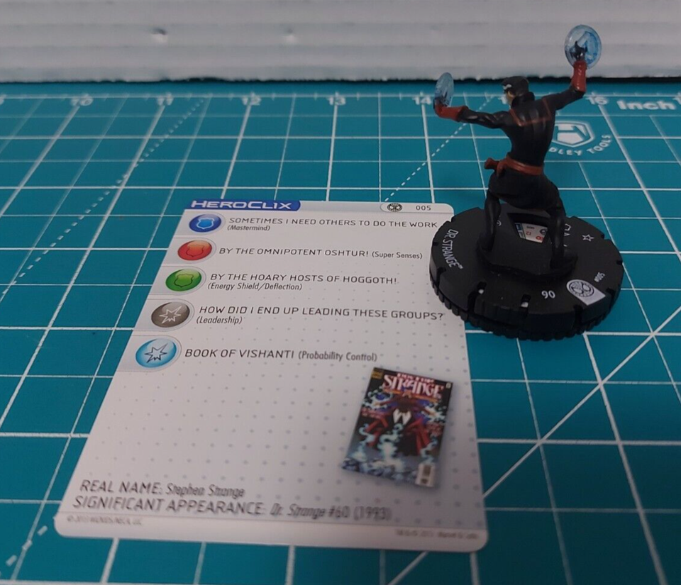 Marvel Heroclix Amazing Spider-Man set Dr. Strange #005 Common figure W ...