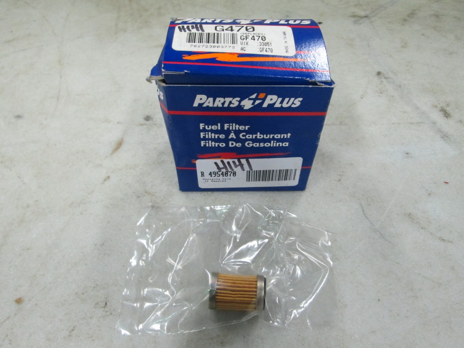 Parts Plus Fuel Filter #G470 Replaces GF470 Lot of 4 (NIB) | eBay