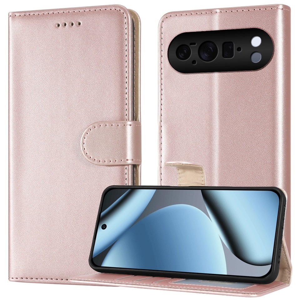 Case For Google Pixel 10 / 10 Pro XL / 9A, Leather Wallet Flip Stand ...