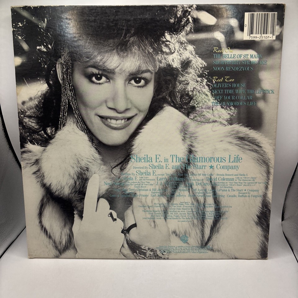 1984 Sheila E. "In The Glamorous Life" Vinyl 12" LP Album Warner Bros 9 ...