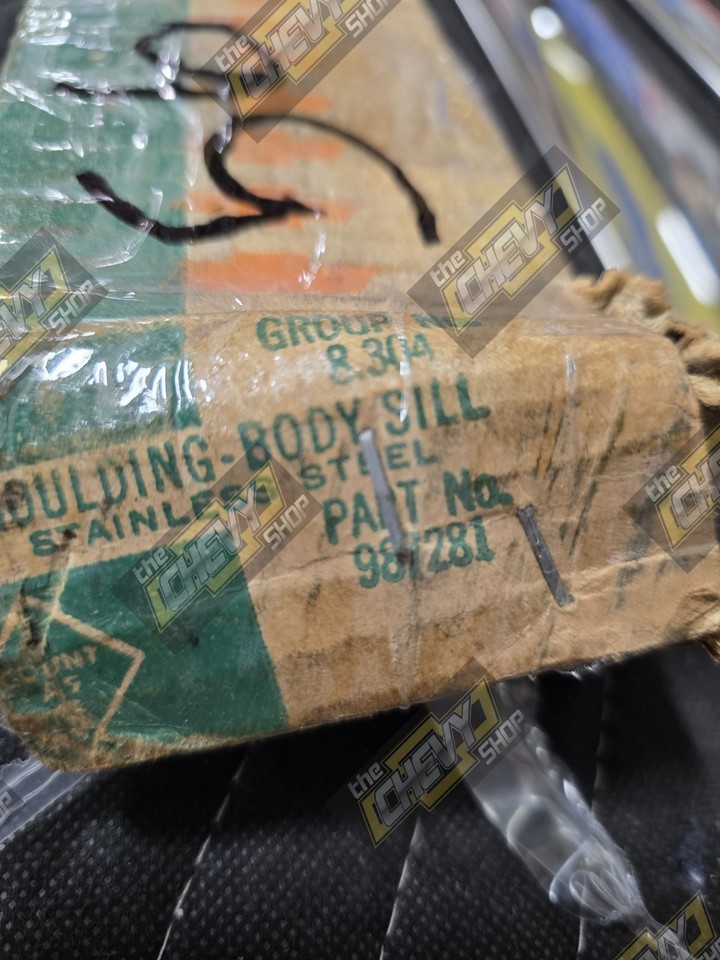 1956 Chevy Bel Air/Nomad Rocker Mouldings N.O.S. GM Part# 987281 | eBay