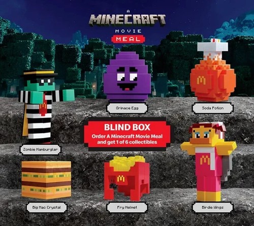 2025 McDonalds Minecraft Adult Happy Meal Toy Hamburglar Zombie (w ...