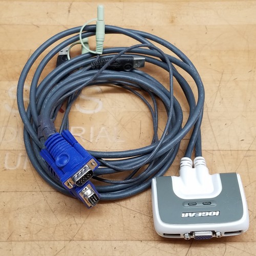 IOGEAR GCS632U 2-Port VGA MiniView Micro USB Plus KVM Switch - USED | eBay