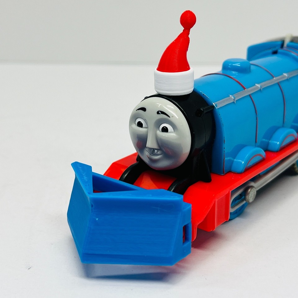 CUSTOM 3D PRINTED Snow Plow & Santa Hat for TrackMaster & Tomy Trains ...