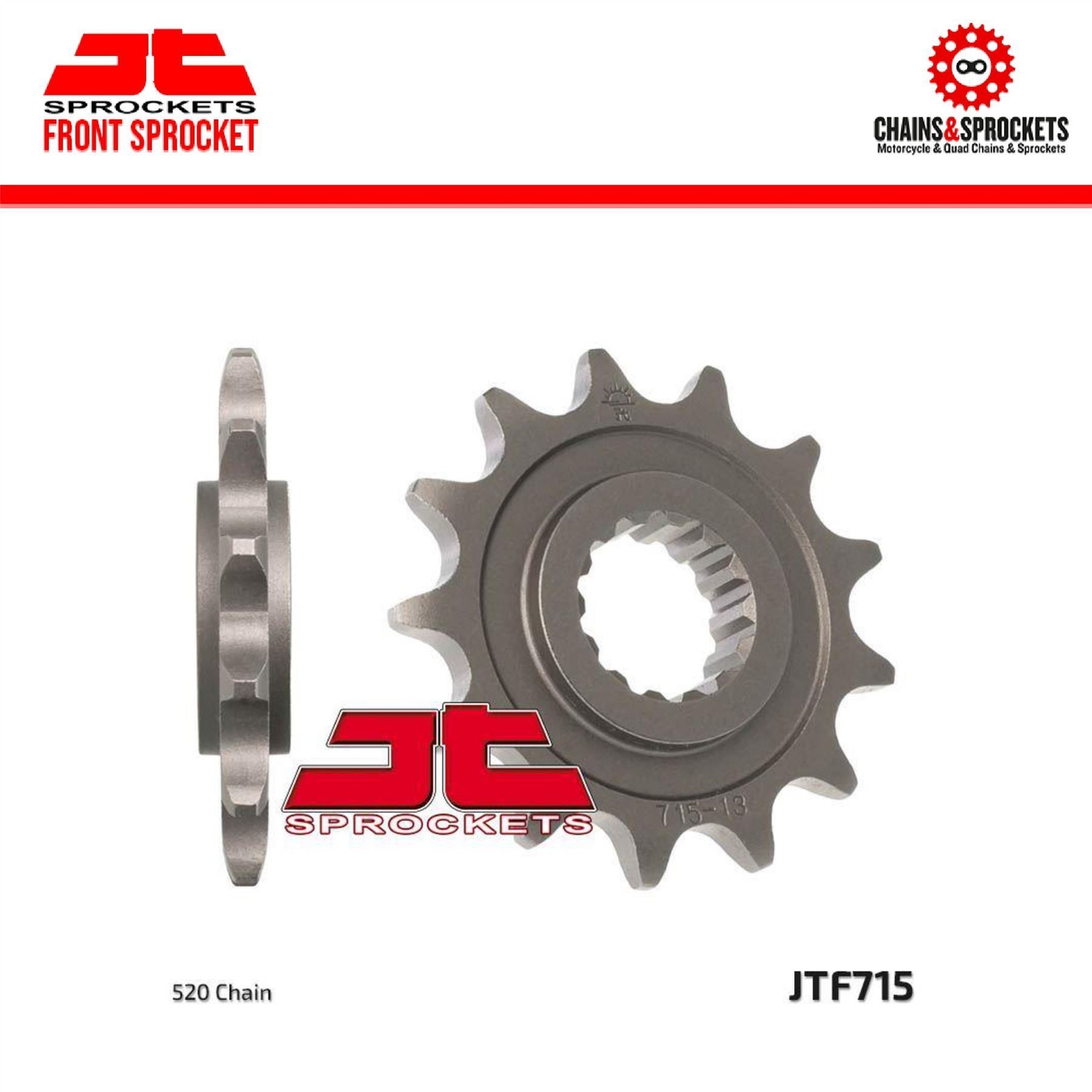 DID X Ring Gold Chain Sprocket Kit 520 VX3 116 Links F13t and R48t ...