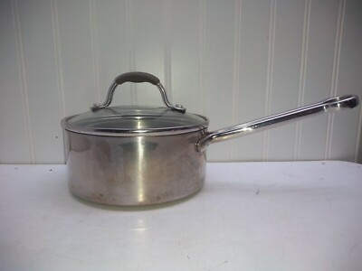 Revere Ware Proline 1.5 Qt Saucepan Copper Core Stainless Sauté Pot Fry ...