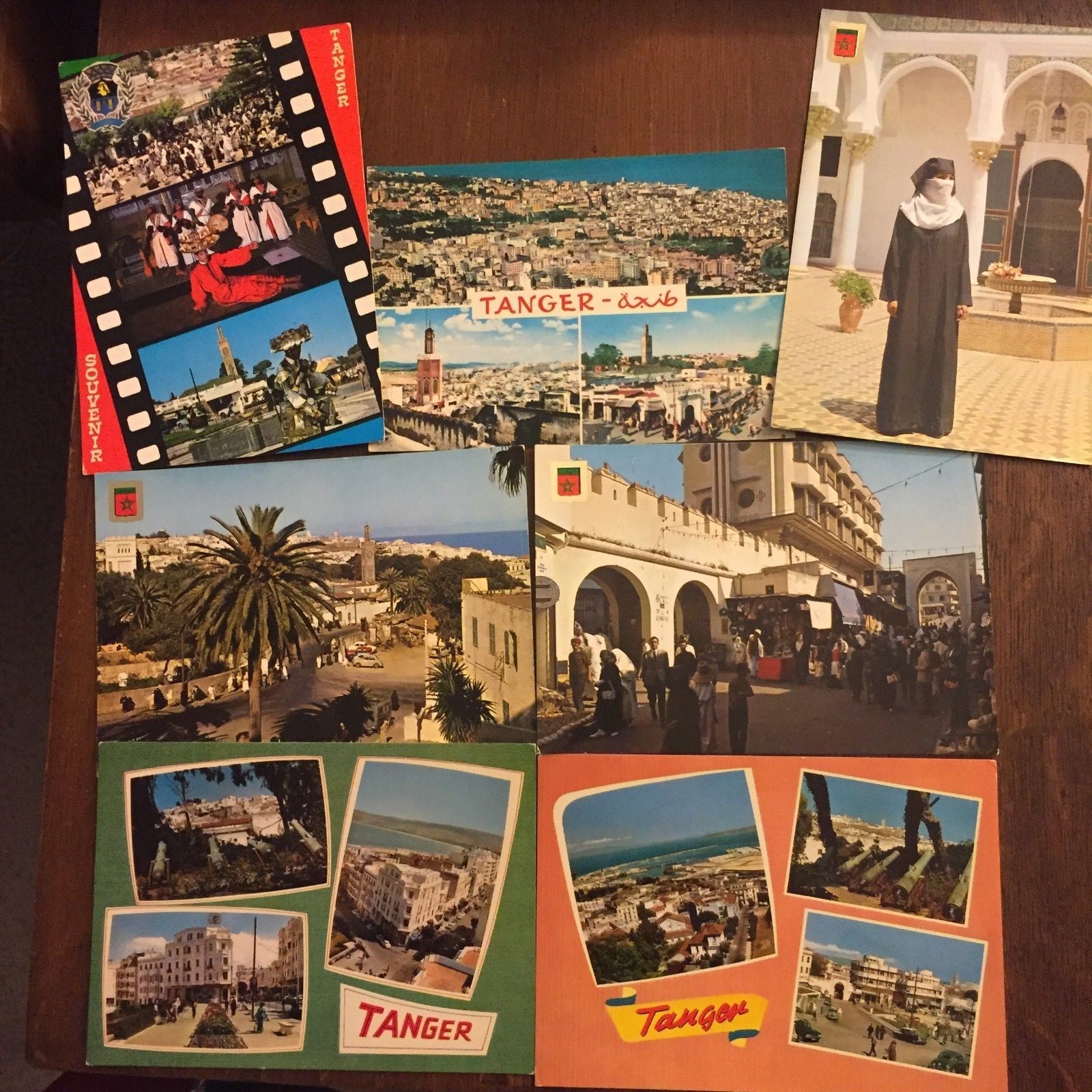 1970's Seven 7 Vintage Tanger Postcards | eBay