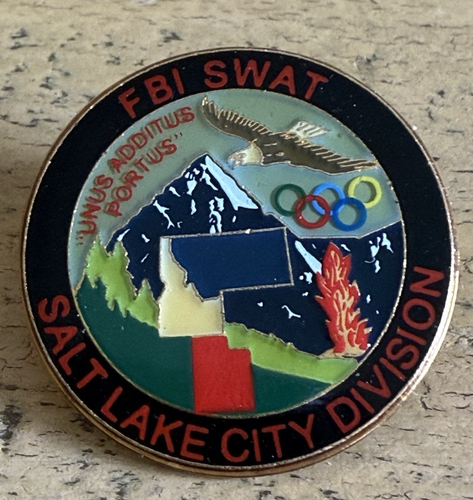 FBI SWAT Salt Lake City Division Lapel Pin Olympics | eBay
