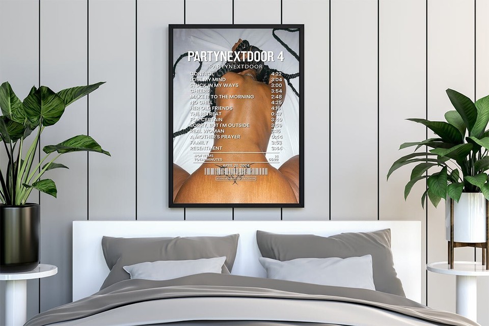 Partynextdoor New Album Partynextdoor 4 Cover Art - 2025 Poster Wall ...