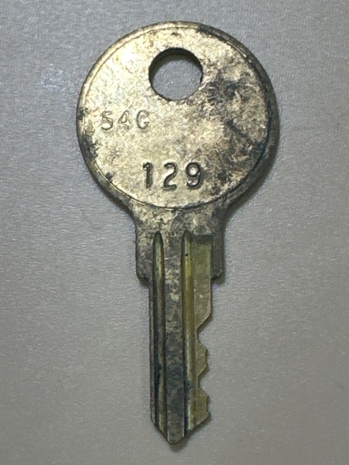 Vintage Factory FORT LOCK Key #129 | eBay