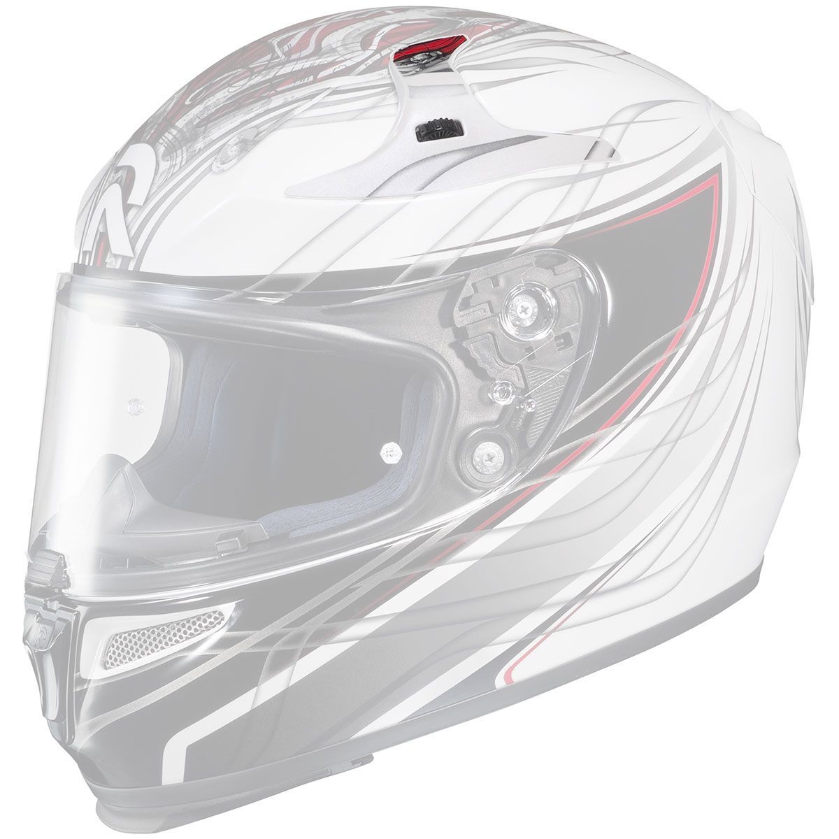 HJC RPHA-10 Halcyon Top Vent White | eBay