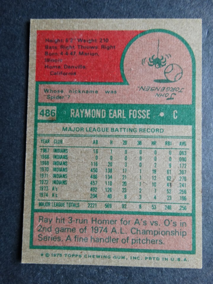 VG 1975 Topps Mini Baseball Cards Complete Your Set U You Pick From ...