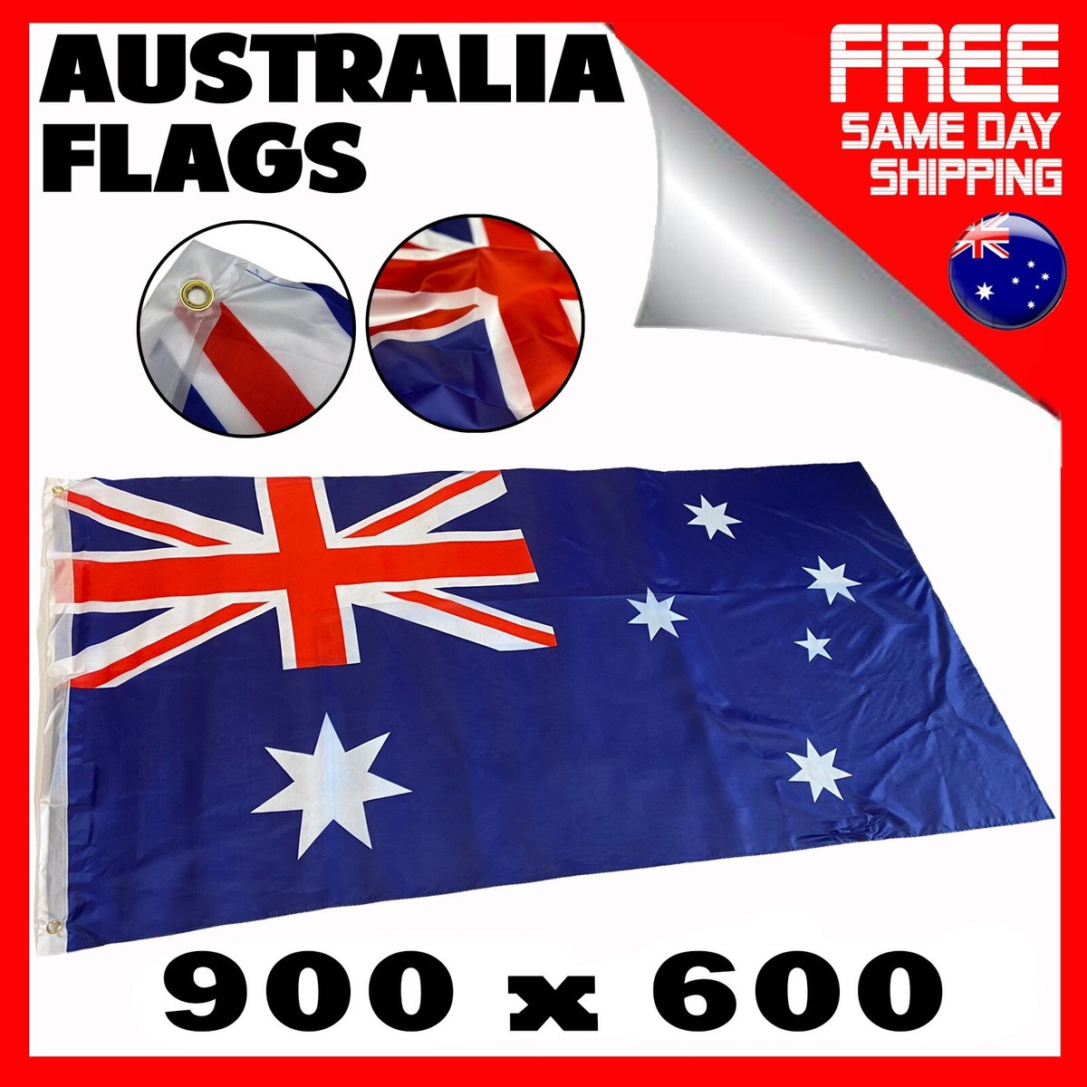 3 Flags Of Oz Three Flags Of Australia Flying High From South