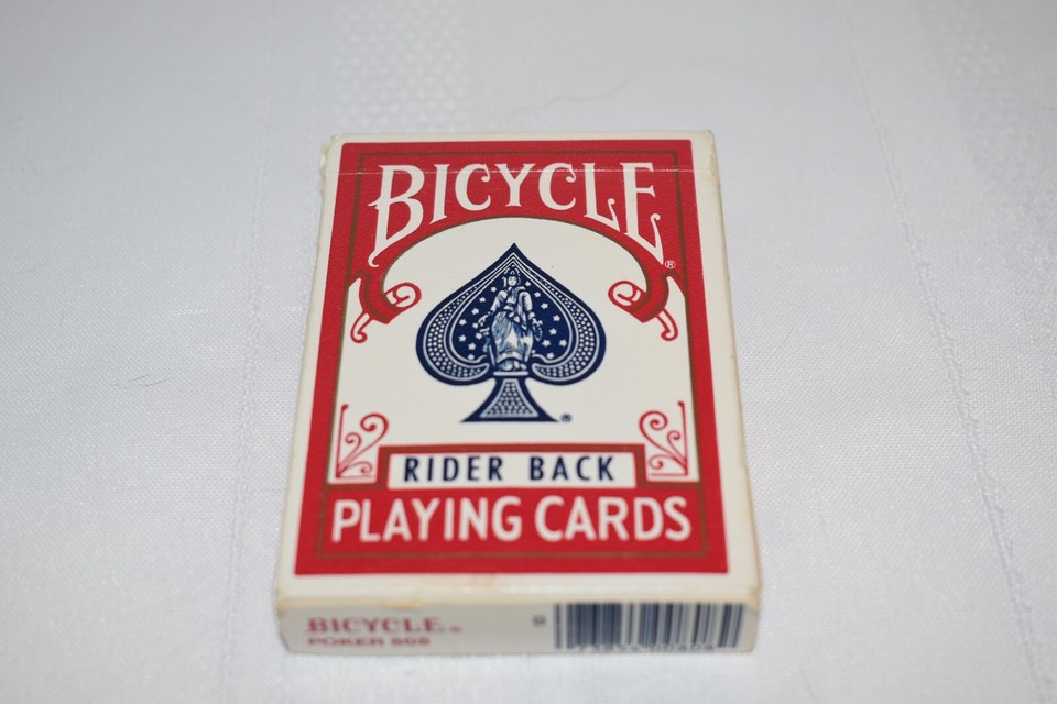 Bicycle Poker 808 Red Rider Back Playing Cards Deck Magic | eBay