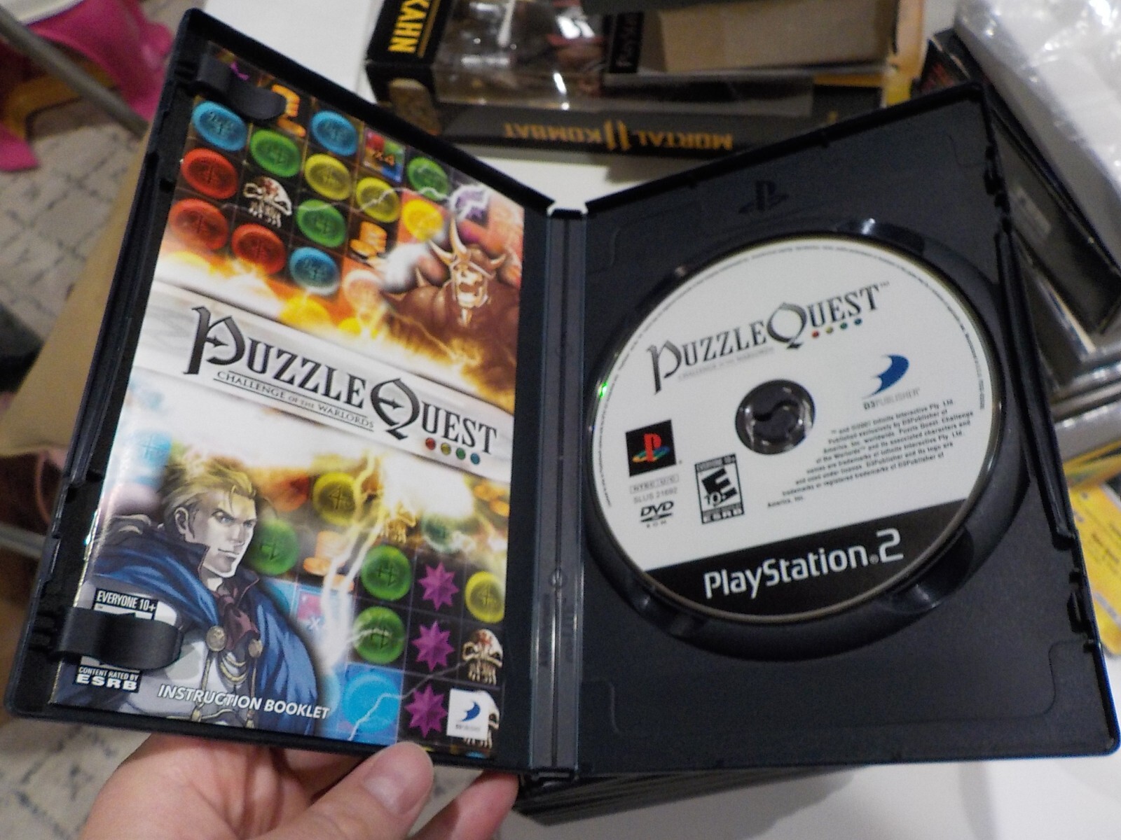 Lot of 10 PS2 Puzzle Quest: Challenge of the Warlords CIB Unused Games ...