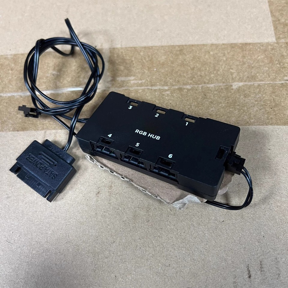 Corsair 6-Port RGB LED Fan Hub for Corsair Lightning Node Pro Commander ...