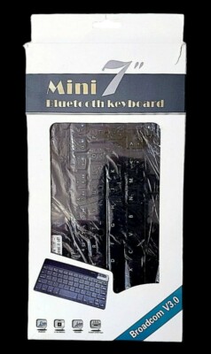 Mini 7" Bluetooth Keyboard Broadcom 3.0. 7 " New In Box | eBay