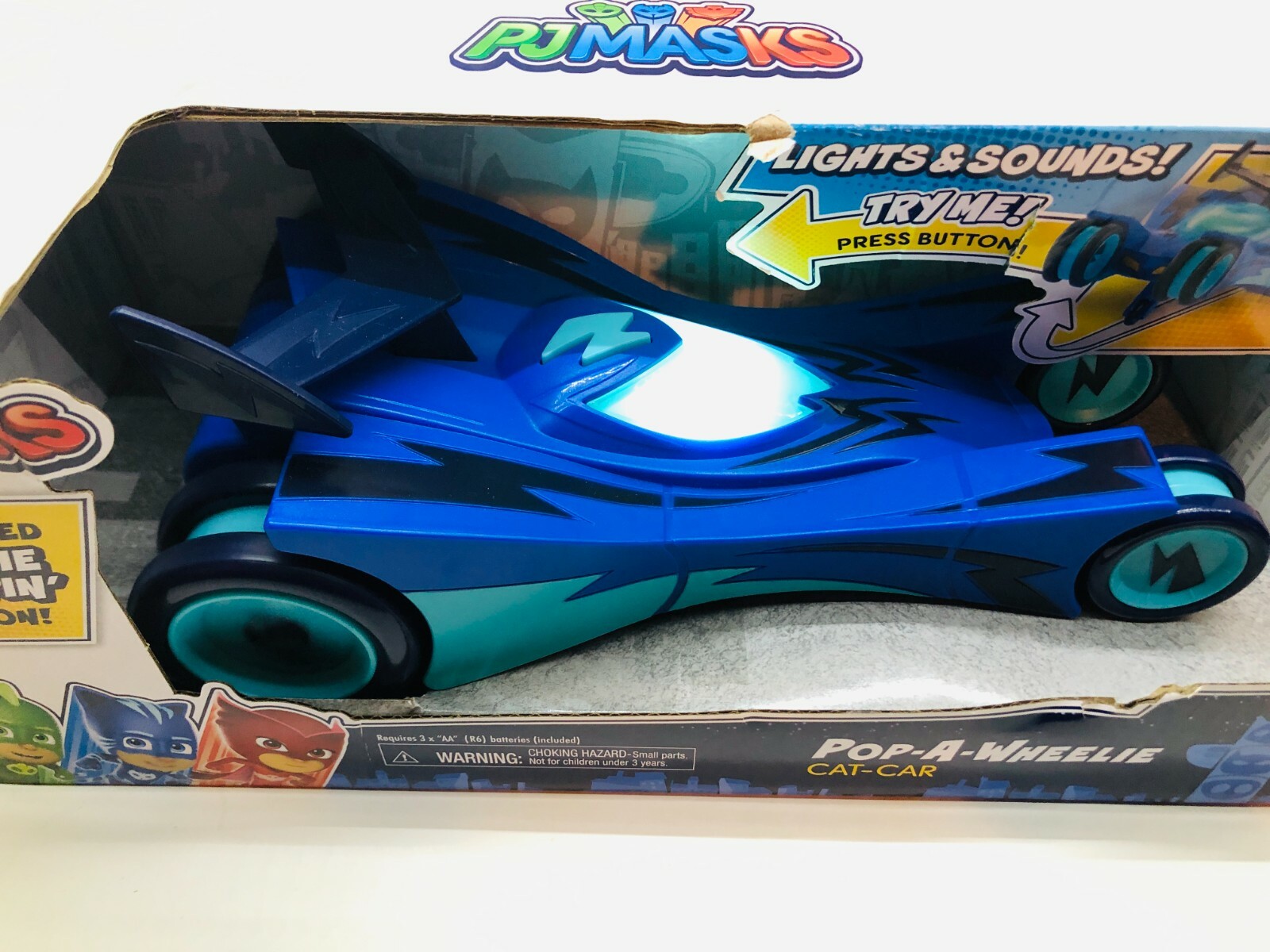 BRAND NEW P.J. Masks Pop a Wheelie Cat Car FREE SHIPPING | eBay