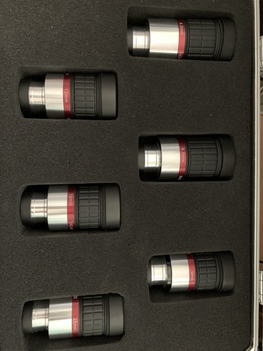 Meade HD-60 Eyepiece Set 6pcs 4.5mm, 6.5mm, 9mm and 18mm and 25mm with ...