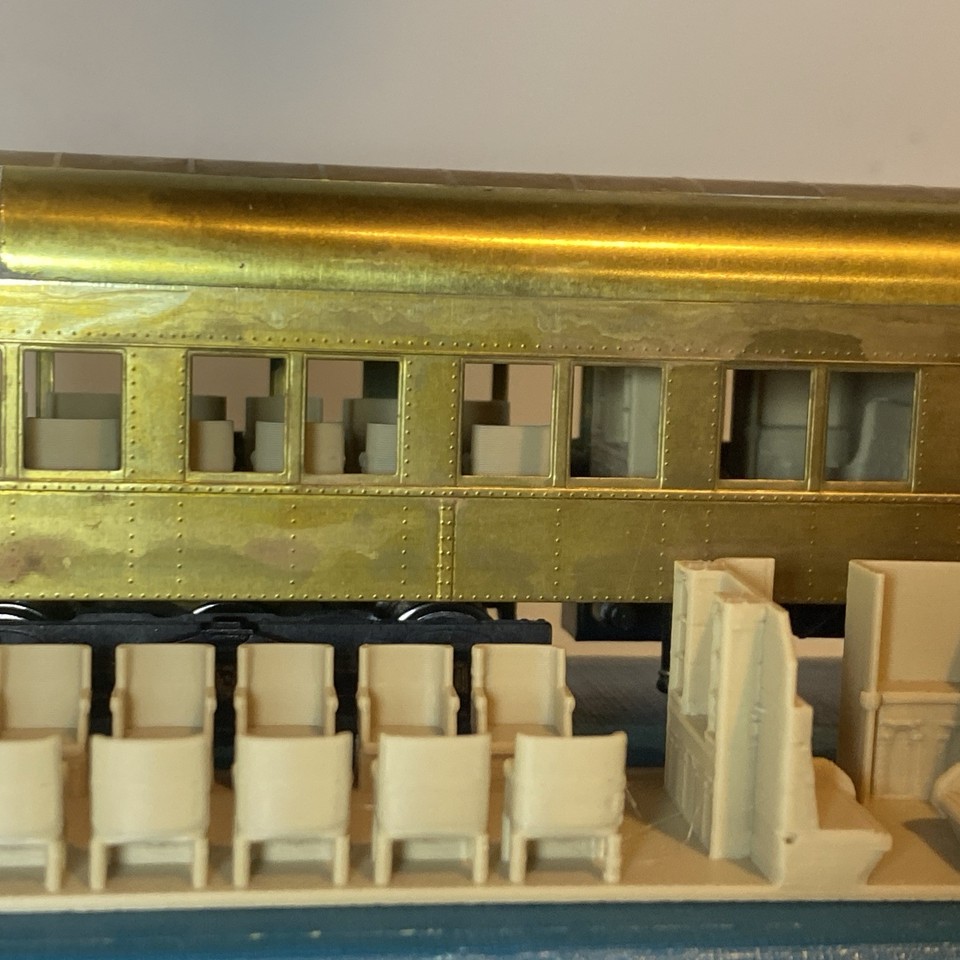 HO Scale interior Fits Lambert Brass Observation Car Read Please | eBay