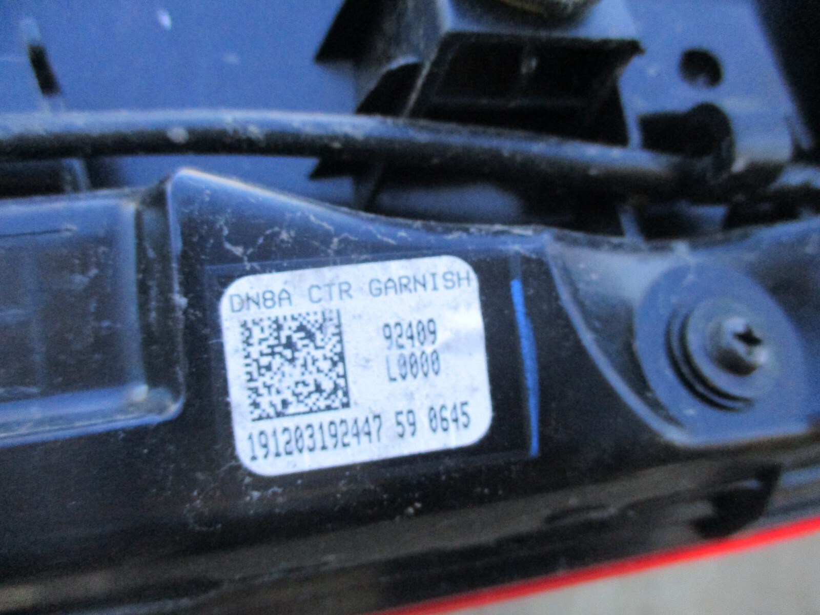 2020 2021 2022 HYUNDAI SONATA REAR LIFTGATE FINISH PANEL OEM 87371 ...