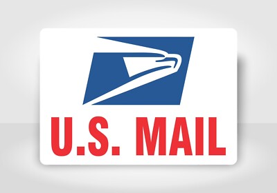 50 lot U.S. MAIL Magnetic Sign USPS - 4x6 refrigerator magnet Postal ...