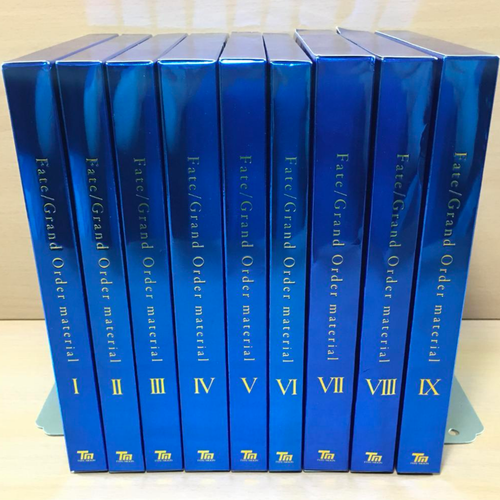 Fate Grand Order FGO Material Volumes I-IX Art Book Set of 9 TYPE-MOON ...